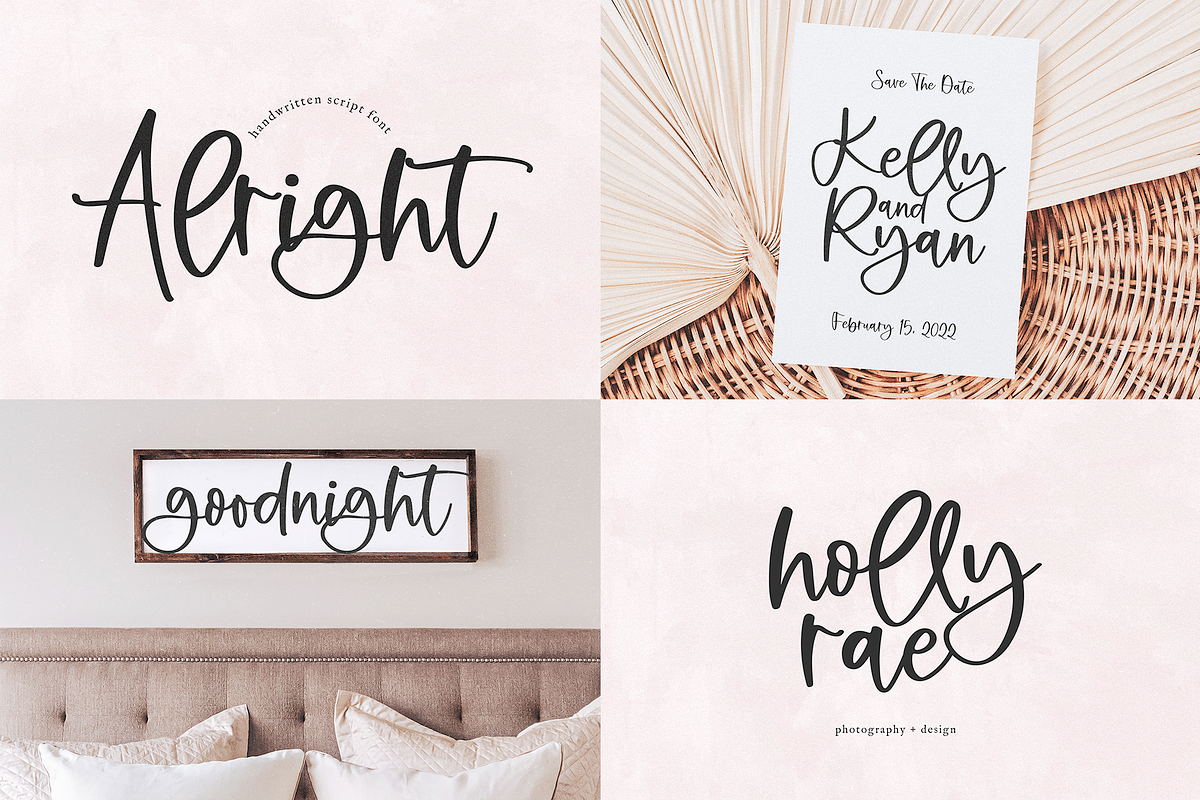 Modern Script FONT BUNDLE | Part 2, a Script Font by KA Designs