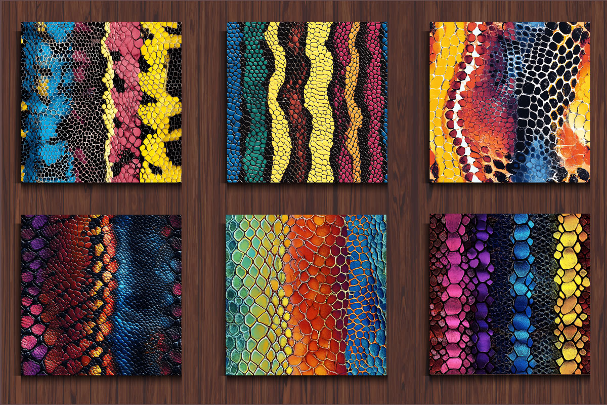 60 Snake Skin Seamless Pattern, a Pattern Graphic by protabsorkar11