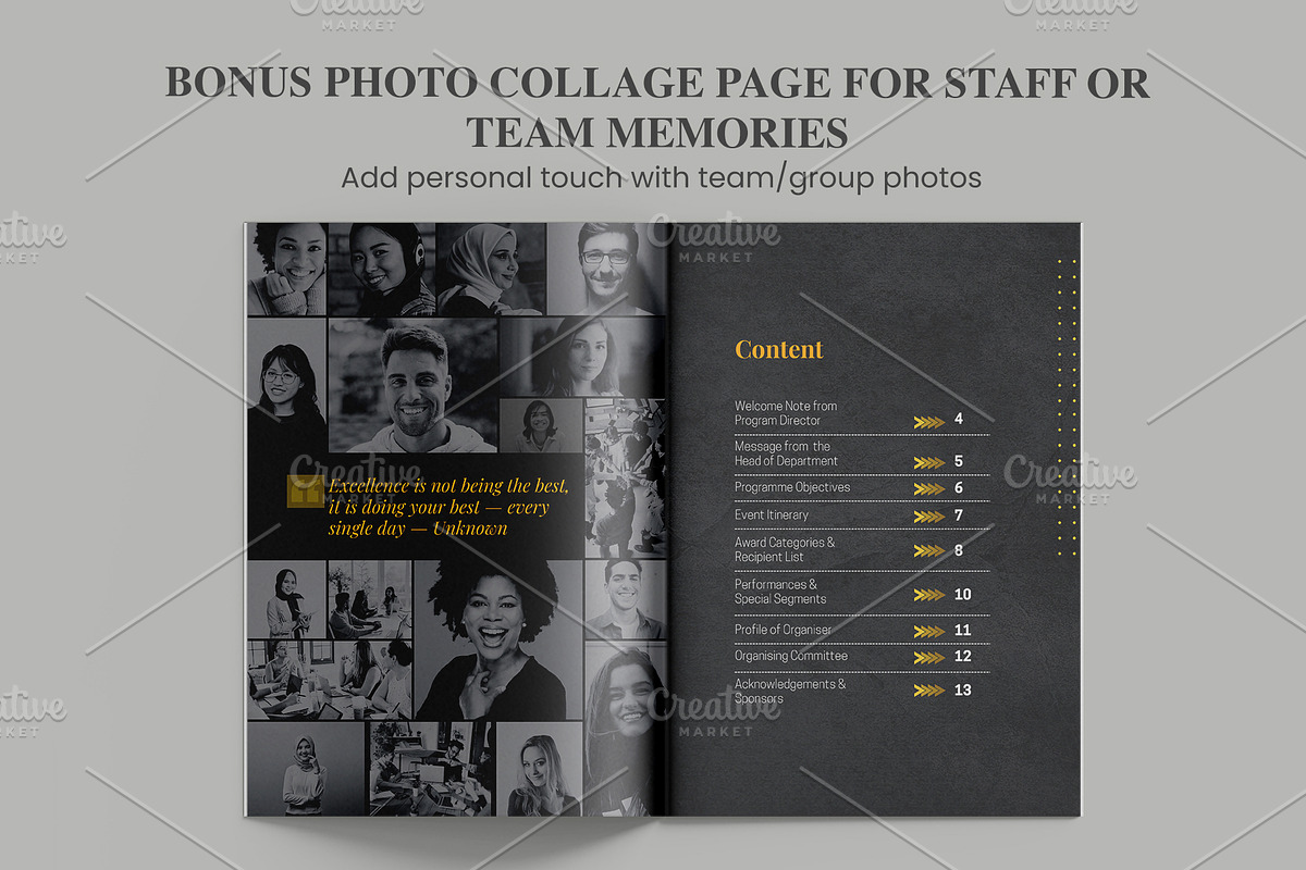 Canva Program Book Template