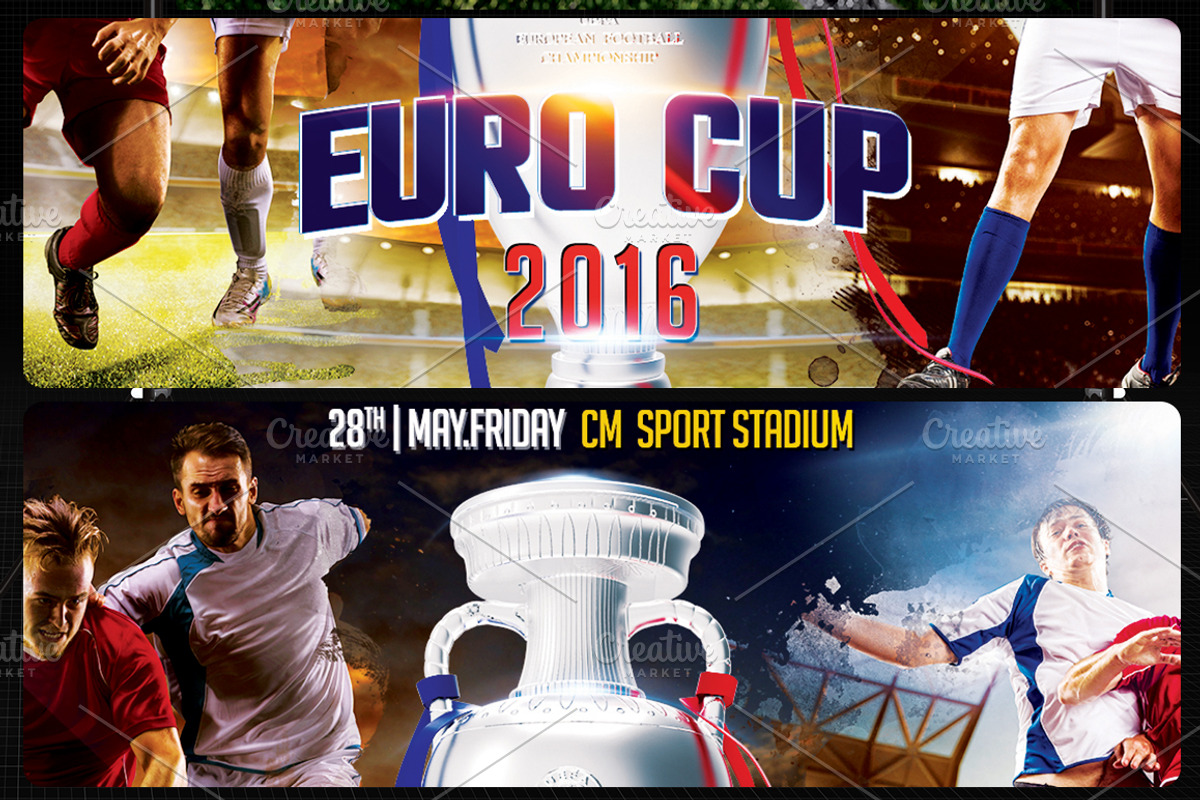 Euro Cup 2016 soccer, a Flyer Template by Basez Flyers