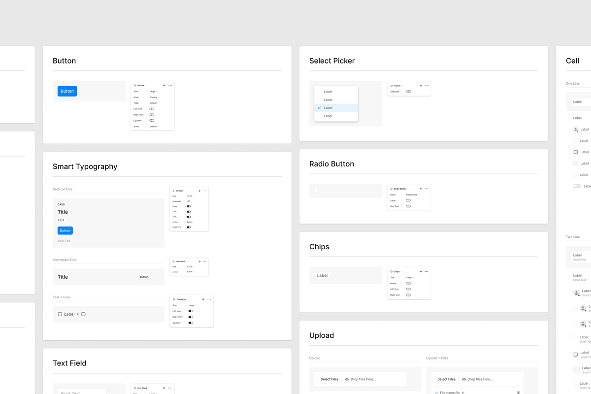 Figma Design System, an UI Kit Template by Pixsellz