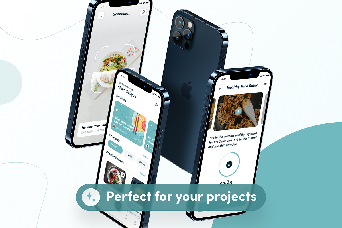 Recipely - Food Recipe App UI Kit