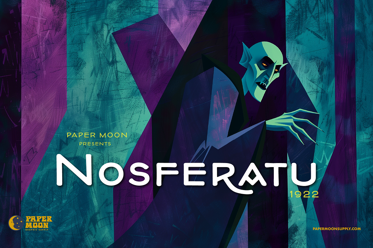 PM Nosferatu 1922 Classic Font, a Sans Serif Font by Paper Moon Graphic ...
