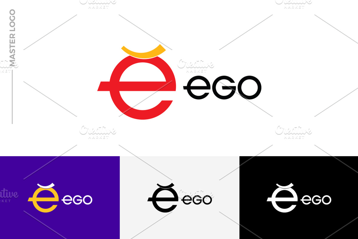 EGO Logo, a Branding & Logo Template by drawzen | Creative Market