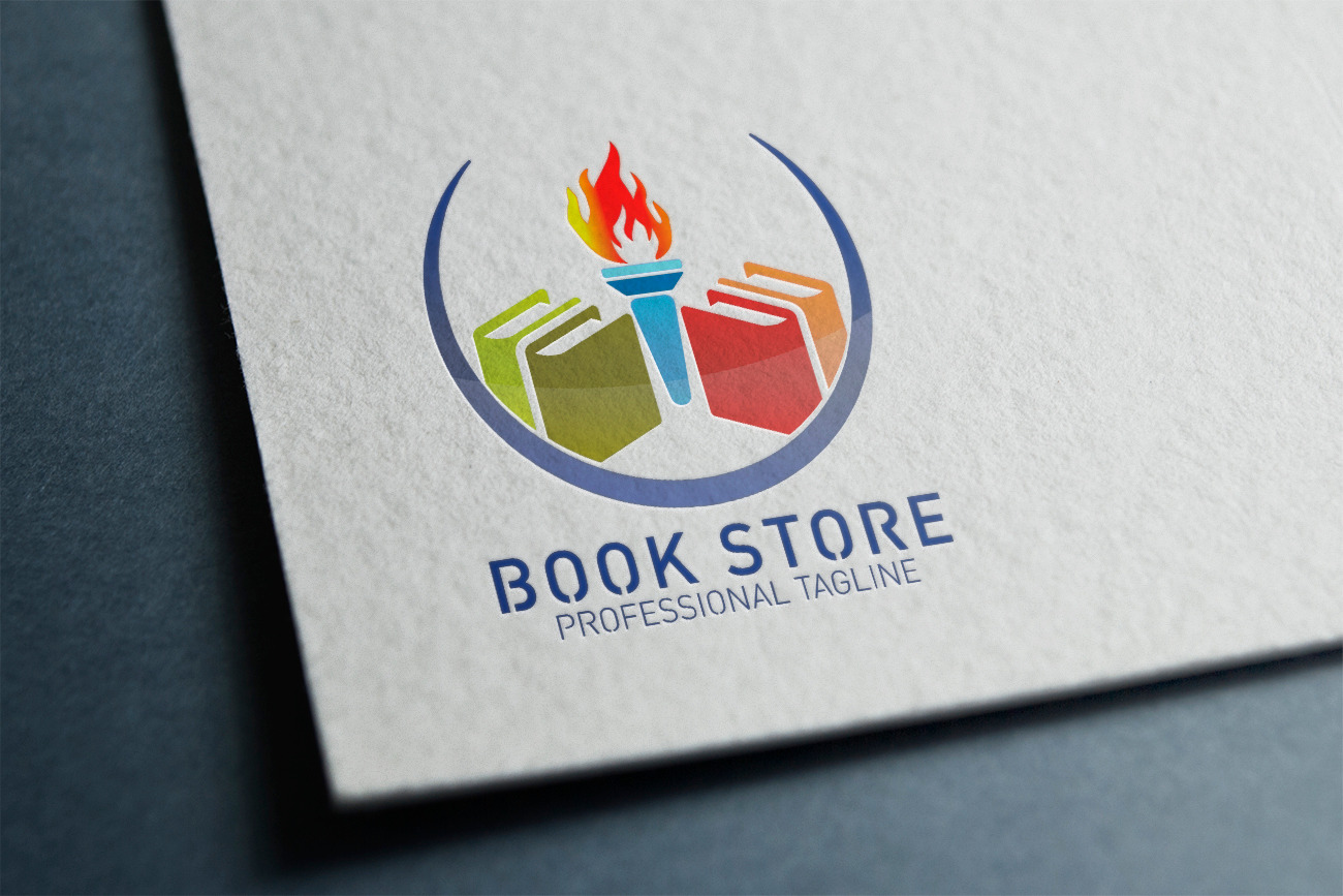 Book Store Logo, a Branding & Logo Template by essegraphic