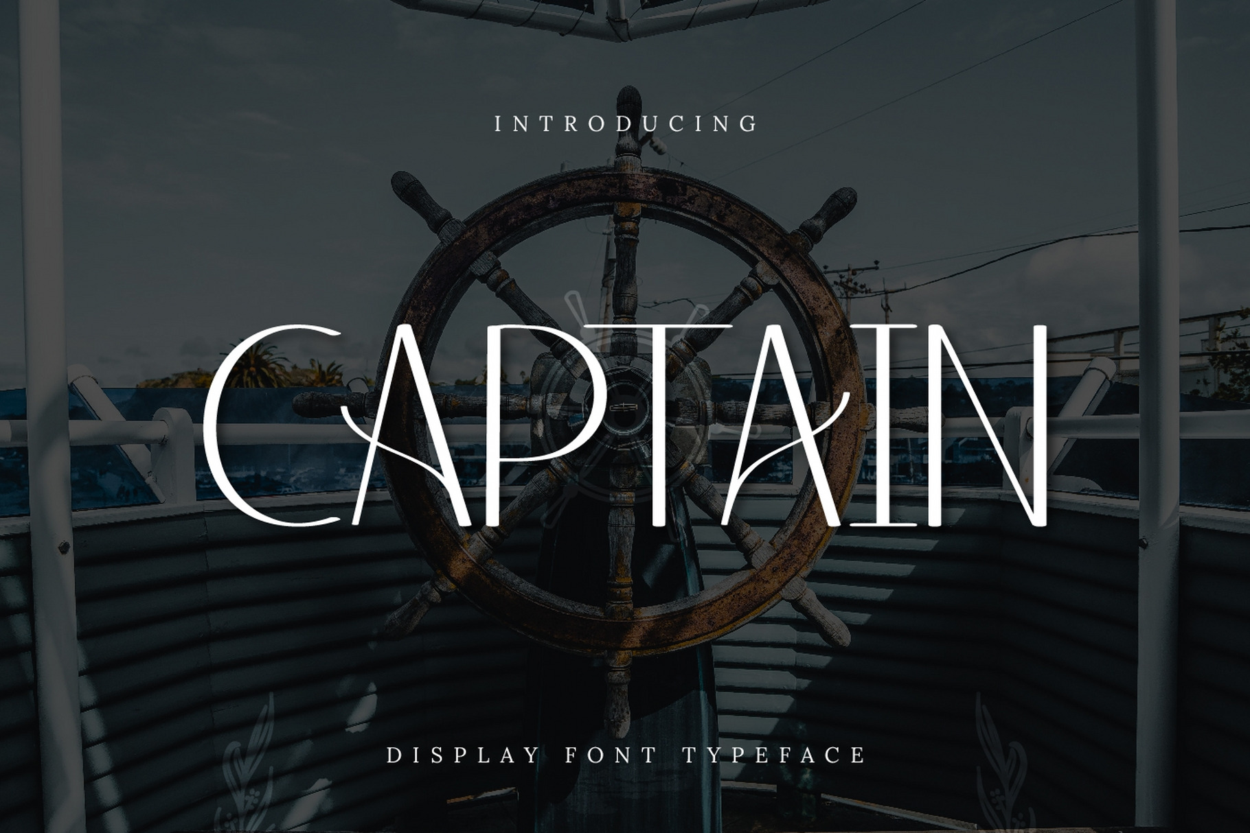 Captain Display Typeface, a Serif Font by infernostudio3