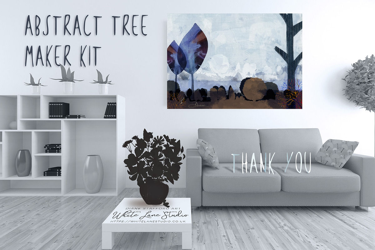 Abstract Tree Maker Kit - Procreate
