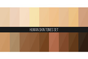 Human skin tone color palette set. | People Illustrations ~ Creative Market