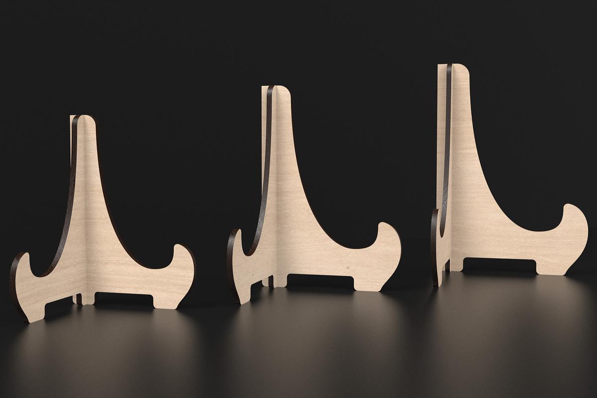 Easel Display Stands Laser Cut Files