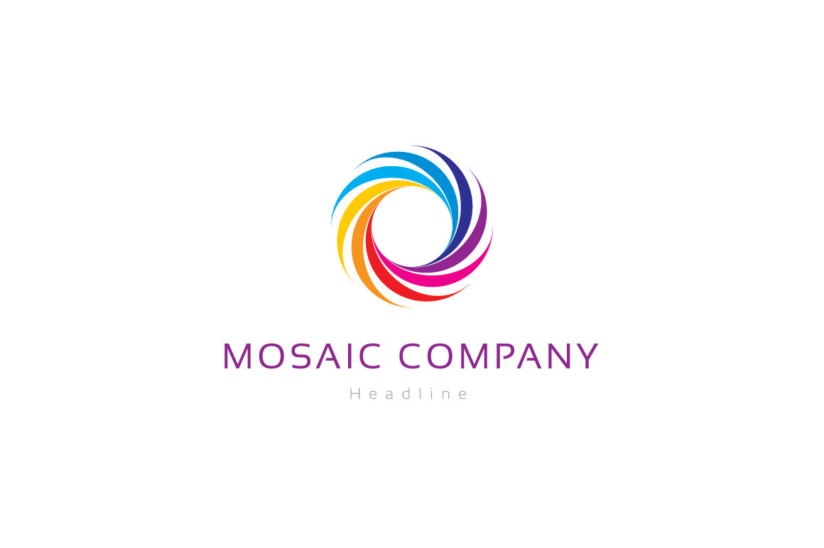 Mosaic company logo., a Branding & Logo Template by Anton Akhmatov