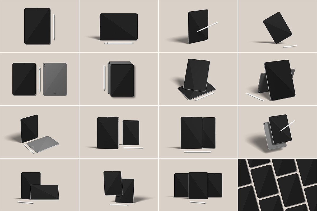 iPad Air - Web App Presentation Mockup