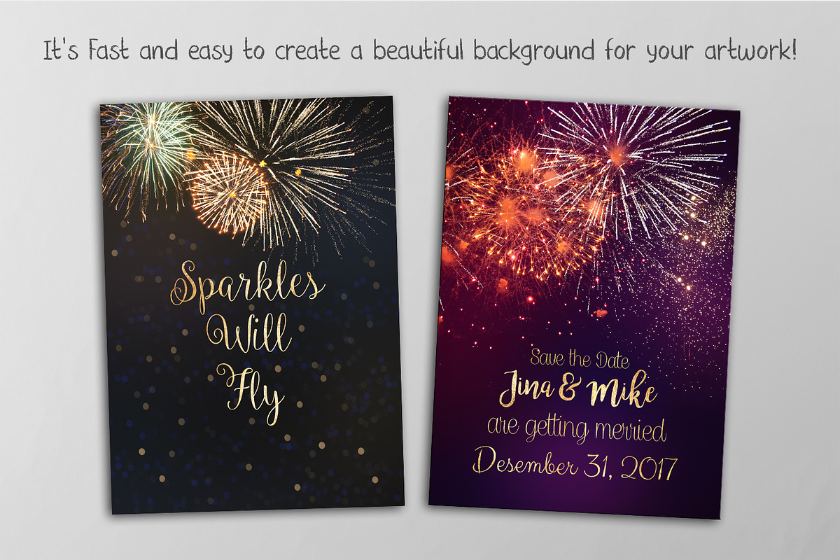 100 Fireworks Overlays, a Texture Graphic by MixPixBox