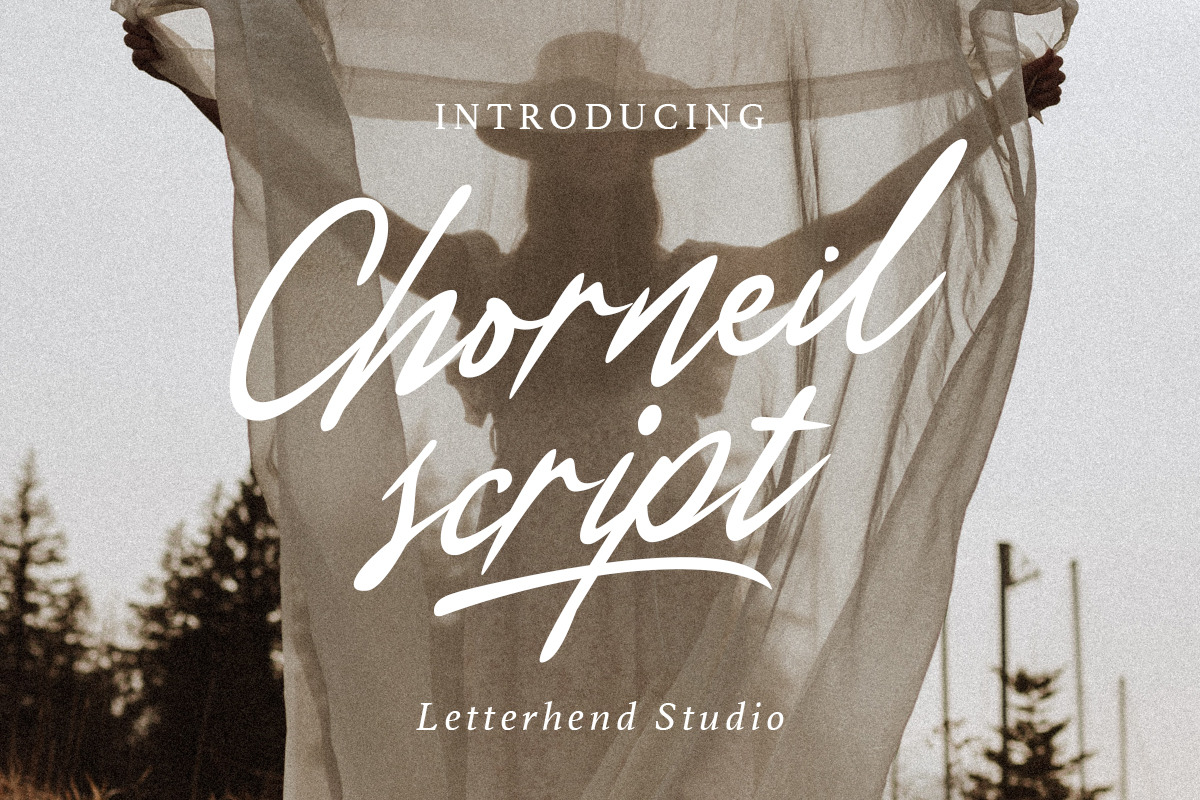 Chorneil Script, a Script Font by Letterhend Studio