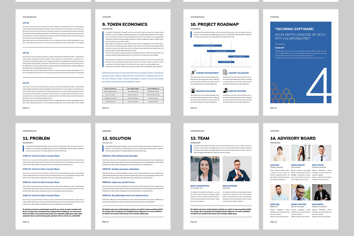 Security White Paper Design Template | Creative Market