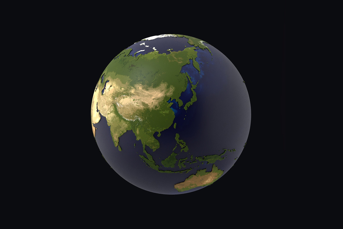 Earth detailed design 3D model, an Environmental 3D Model by CGTech