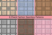 6 Check Seamless Patterns | Graphic Patterns ~ Creative Market