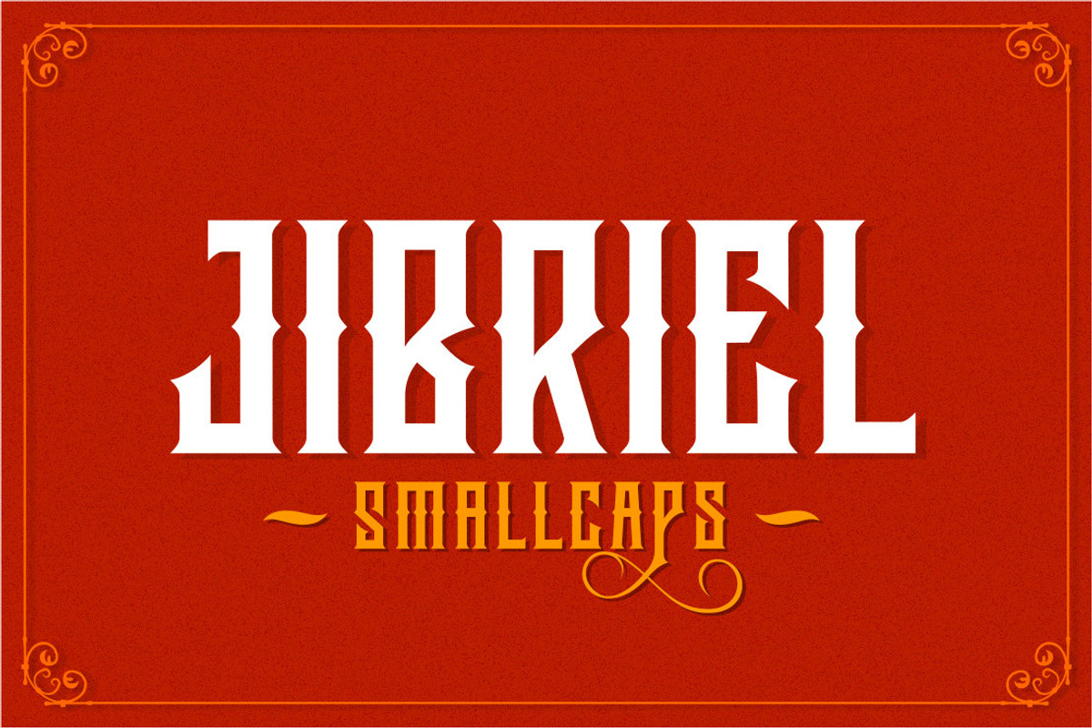 Jibriel Small Caps, a Font by Mikrojihad Typography