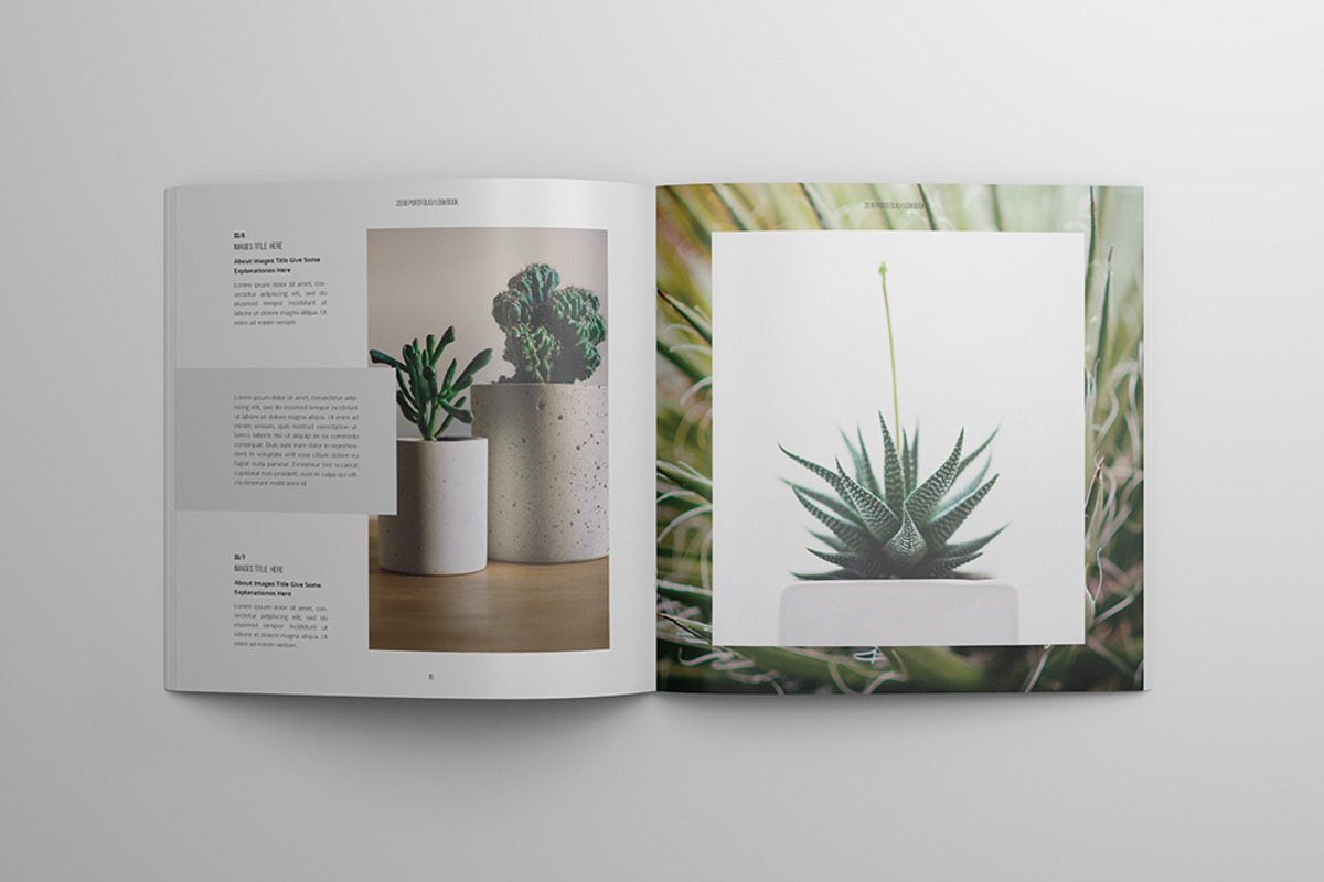 Floral Portfolio, a Brochure Template by MA-KING_ART