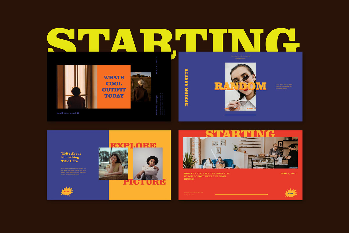 Starting Presentation Template, a Presentation Template by Yo Slide