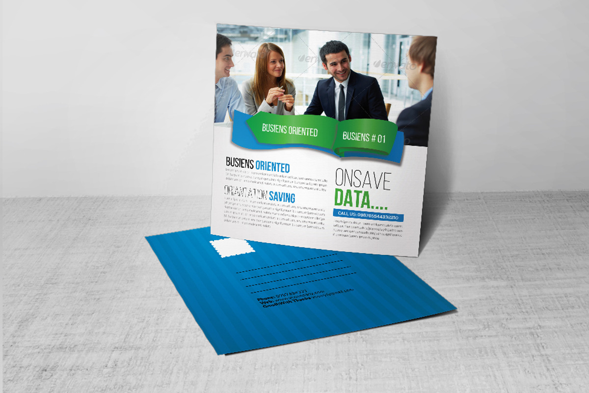 Multi Use Business Post Cards, a Card Template by Business Flyers ...
