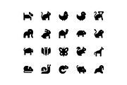 Animal Glyph Icons, an Icon by Ayub_Irawan