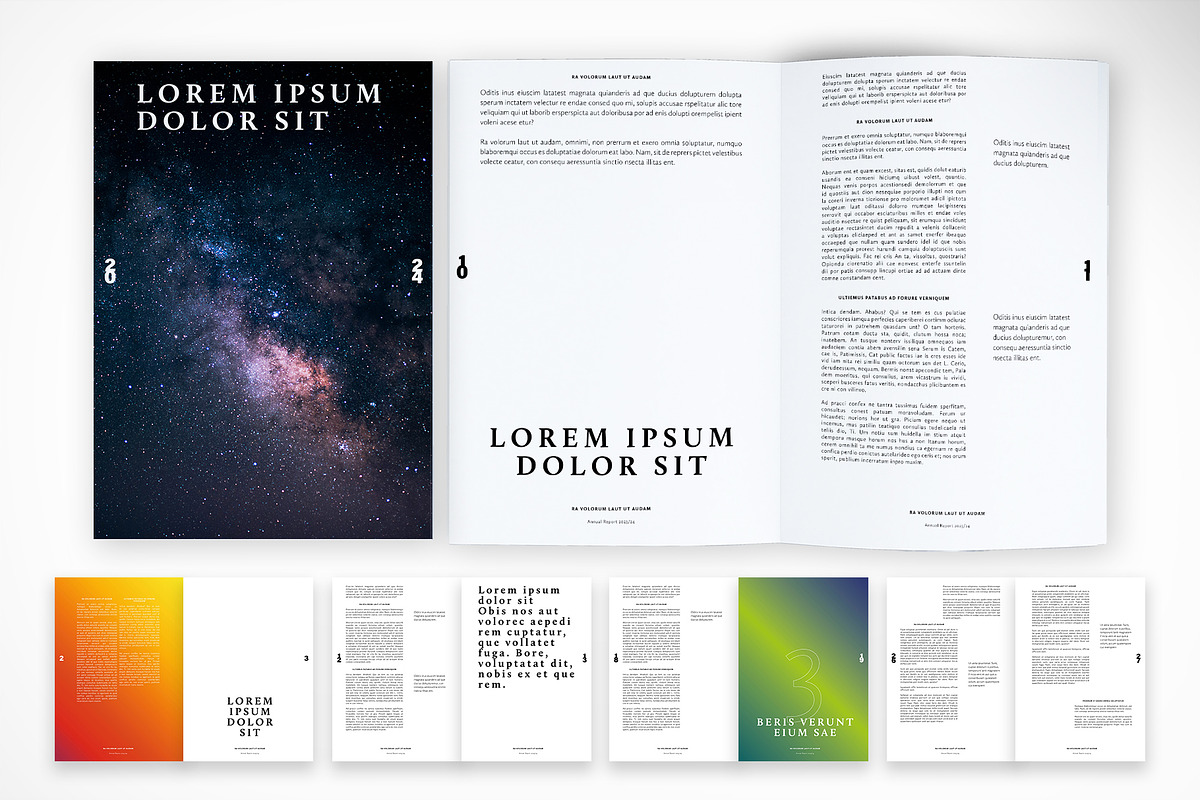 Simple and Bright Report