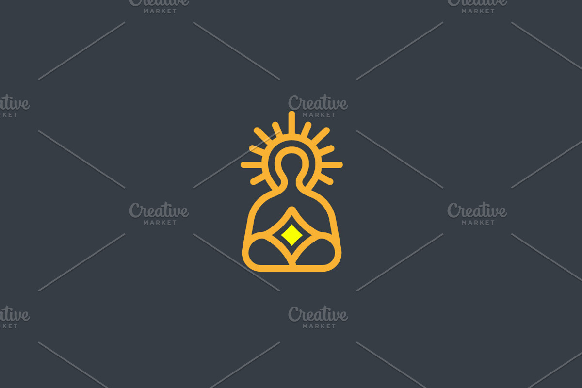 Zen balance vector logotype, a Branding & Logo Template by Bureau ...