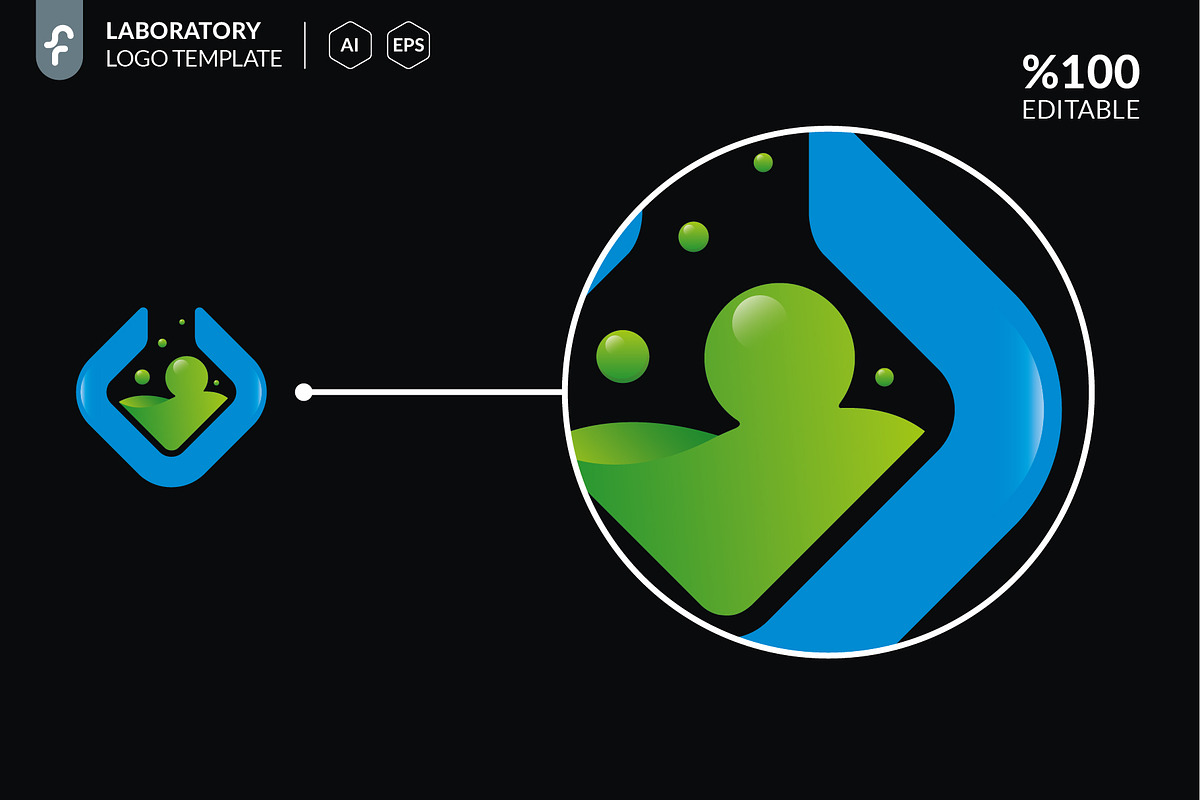 Laboratory Logo, a Branding & Logo Template by ft.studio