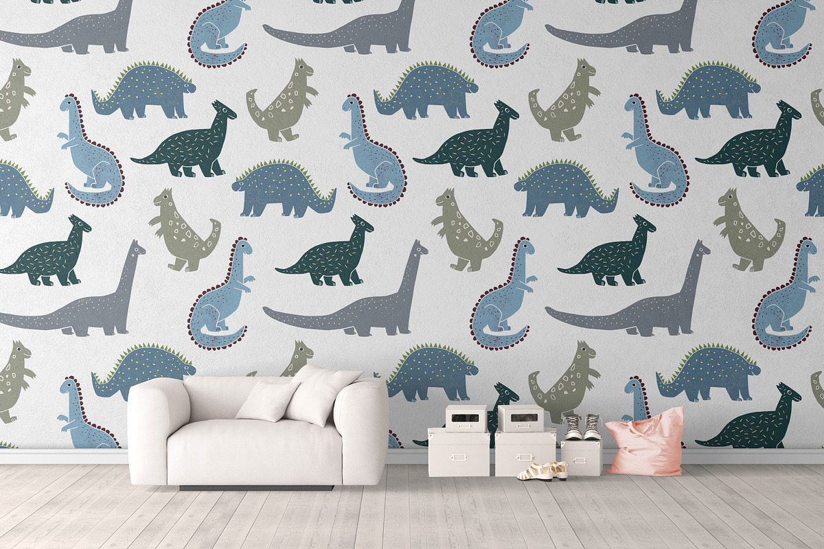 Cute Dinosaurs, an Animal Illustration by Mii Lab