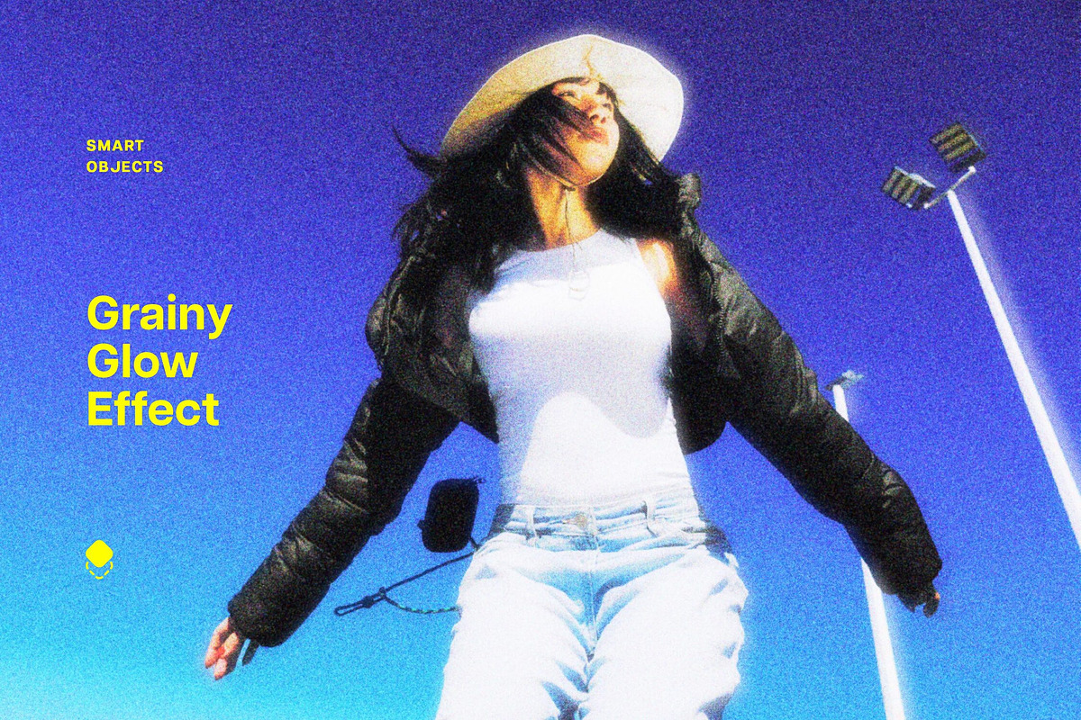 Grainy Glow Photo Effect, a Layer Style Add-On by Design Squad