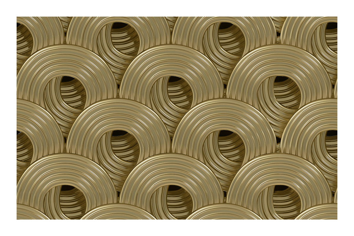 3D Art Deco Patterns for Photoshop, a Pattern Graphic by DesignerCandies