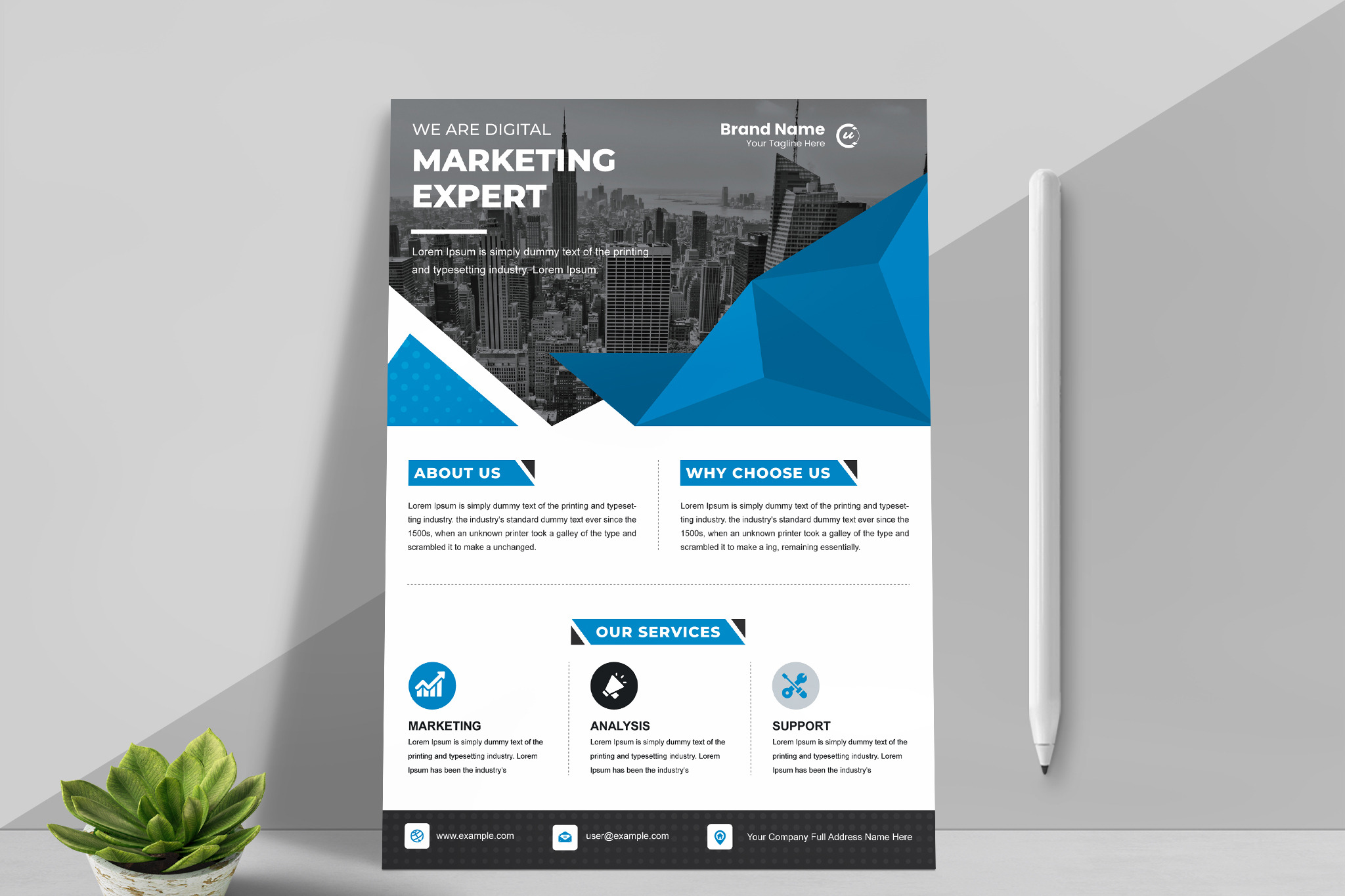 Marketing Expert Flyer Template