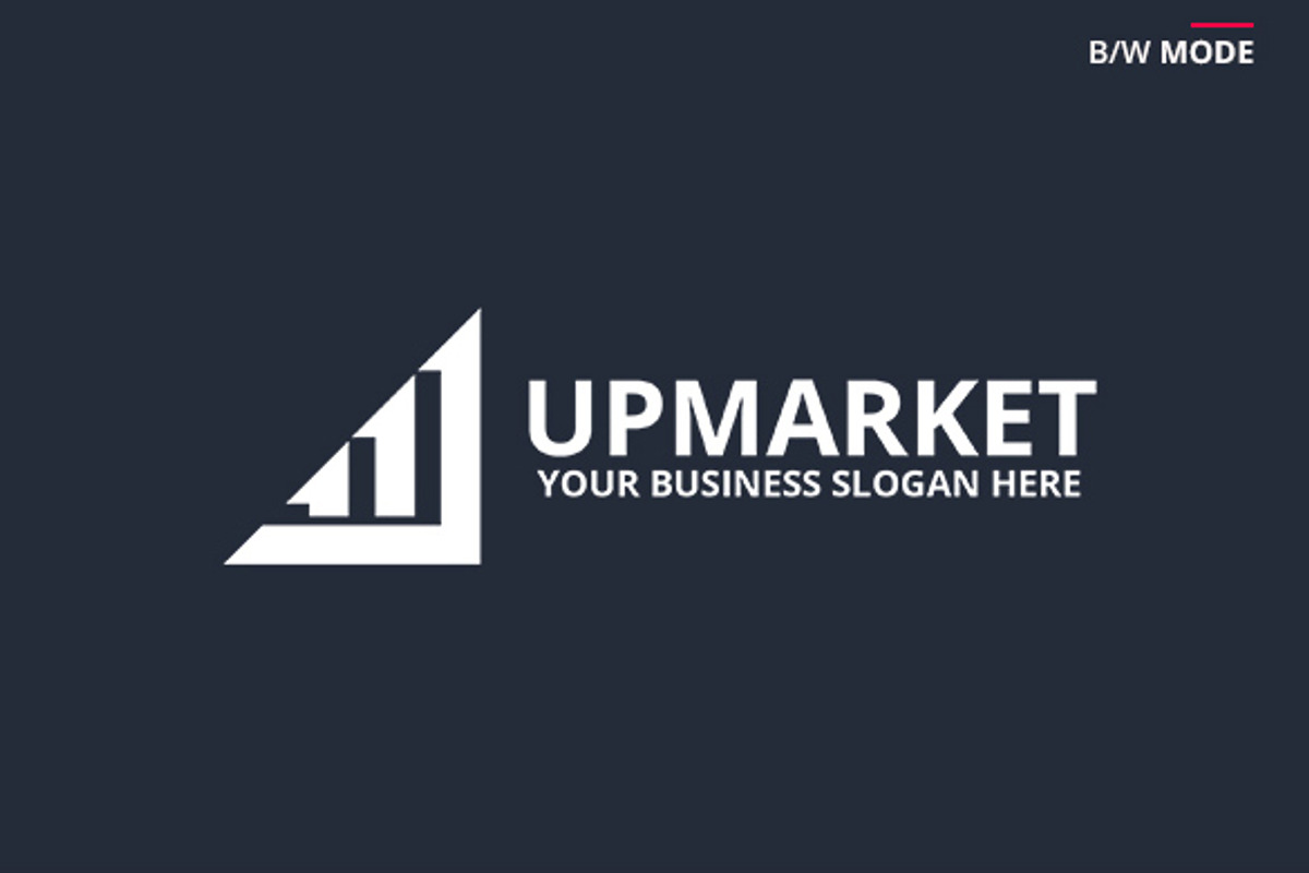 Up Market Logo, a Branding & Logo Template by Birka Studio