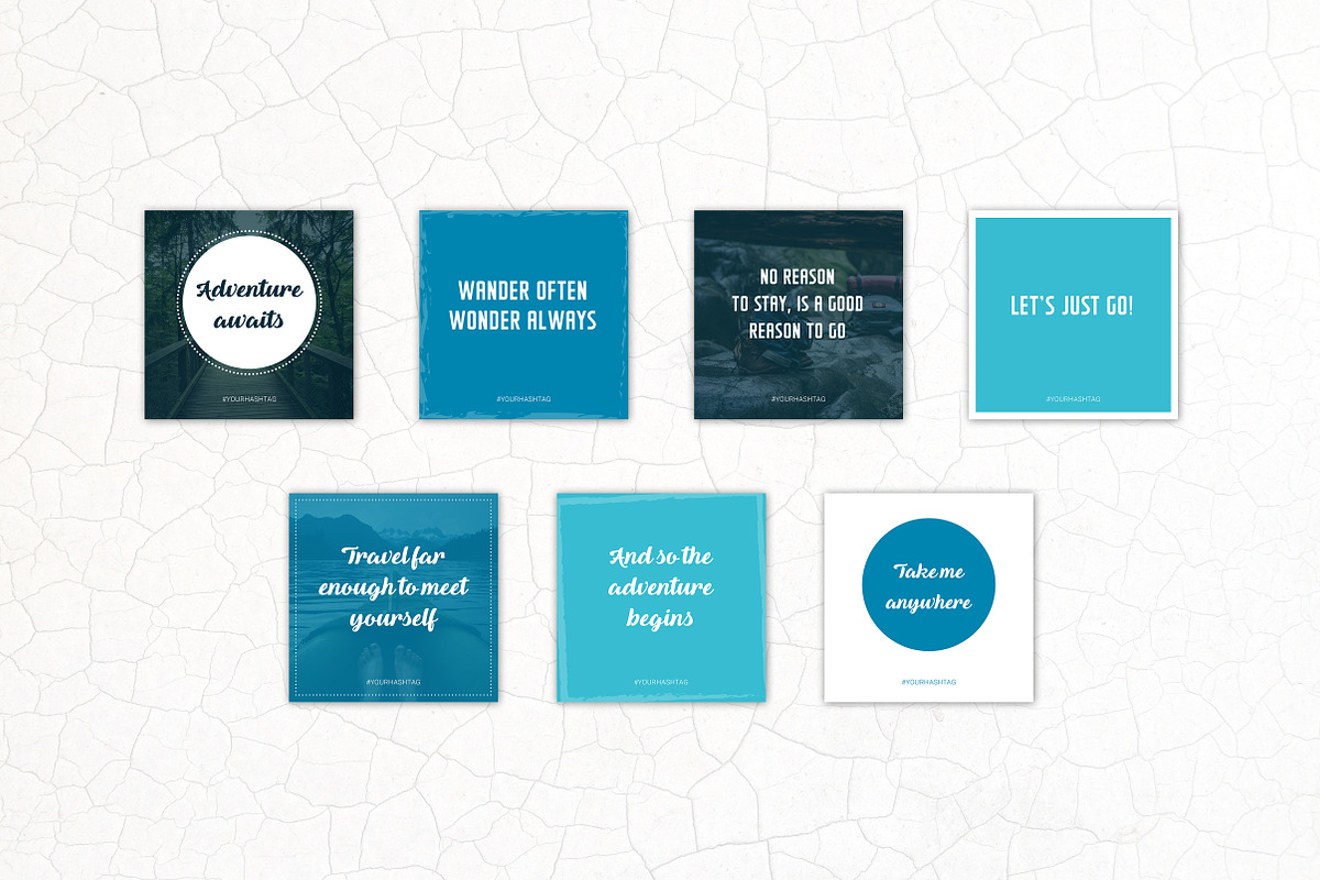 Social Media Quotes - Travel, a Social Media Template by Annemiek van ...