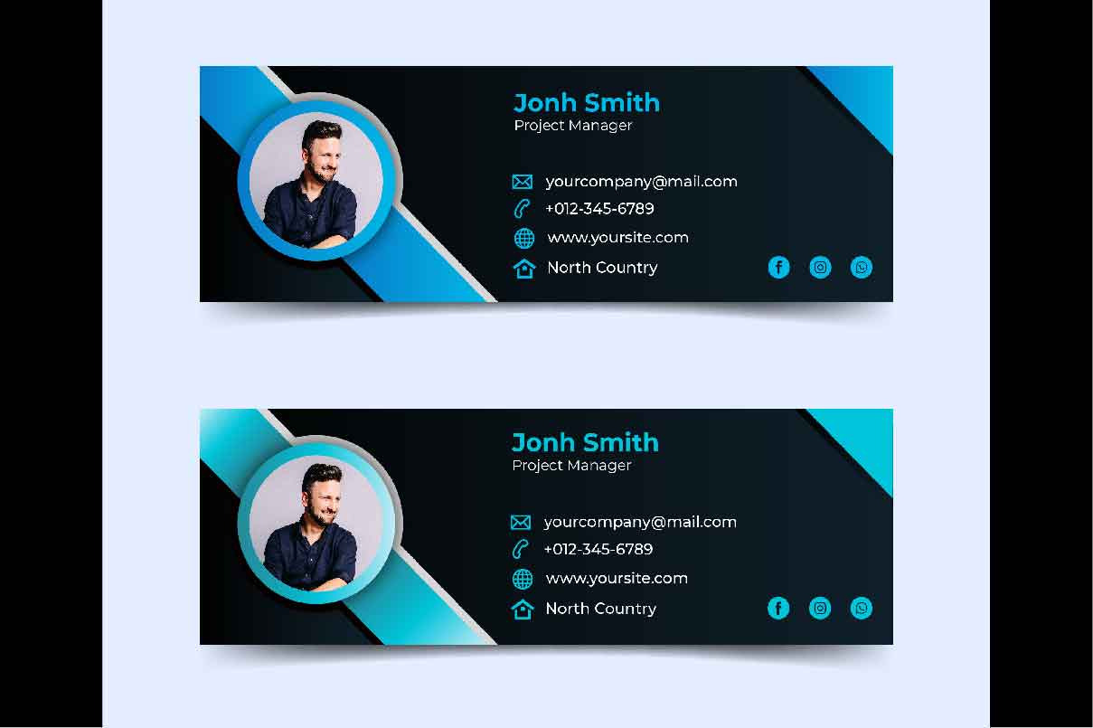Profession Email Signature Templates, a Templates & Theme by BrightMart
