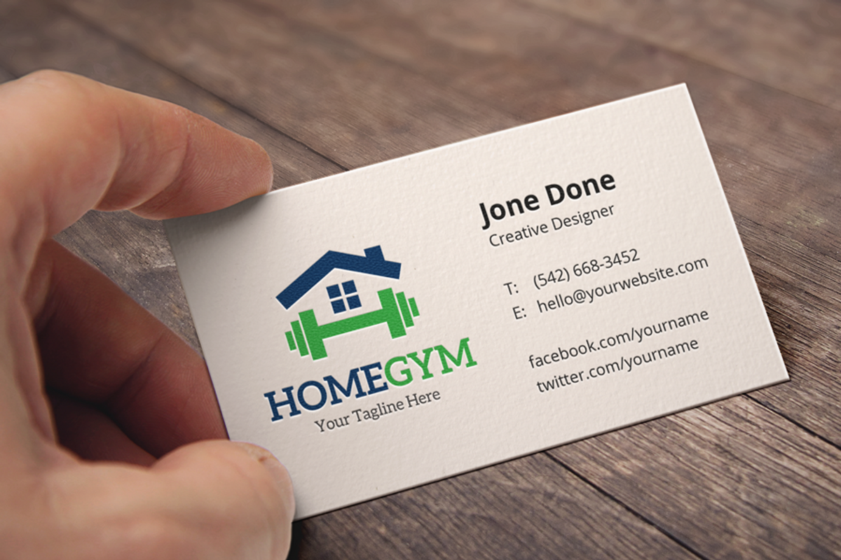 Home Gym, a Branding & Logo Template by Vectorwins Premium Shop