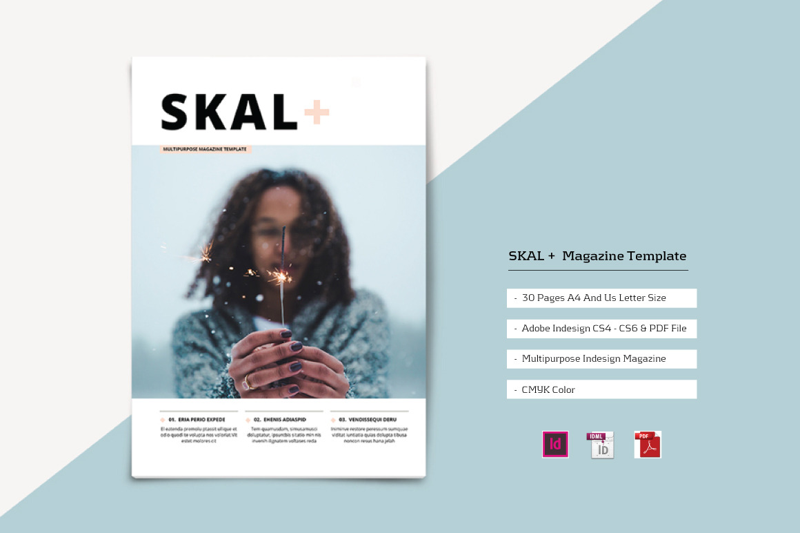 SKAL + Magazine Template, a Magazine Template by Alhaytar