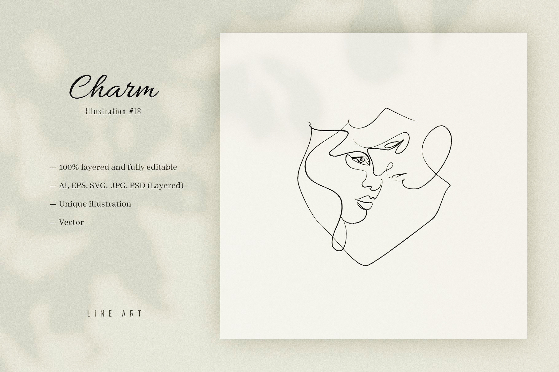 Charm #18. Line Art Illustration, a Decorative Illustration by le-genda