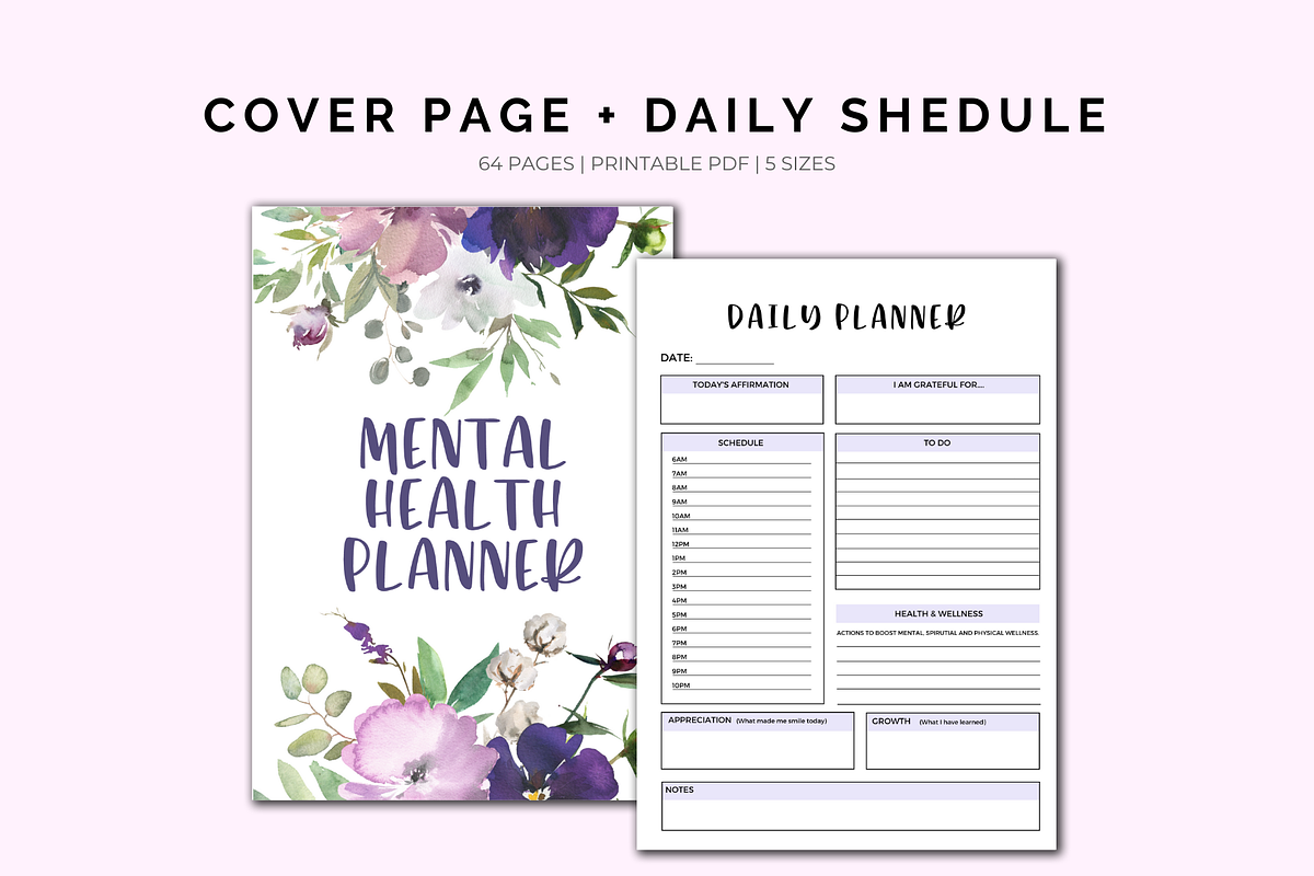 MENTAL HEALTH PLANNER - PDF PRINTABLE