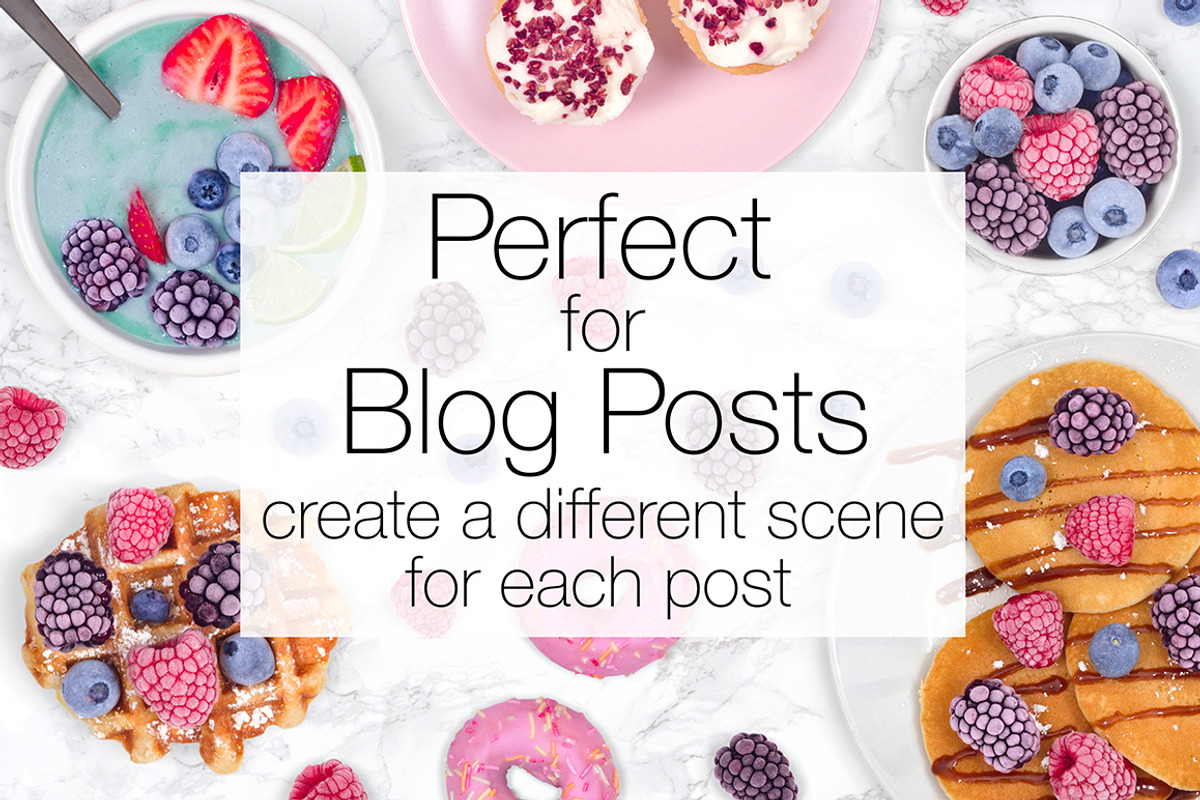 Baking Scene Creator - Top View, a Cups & Container Mockup by Pixomize