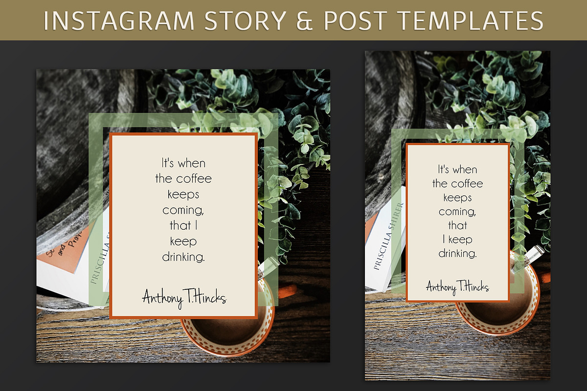 Instagram Post & Story Templates, a Social Media Template by illycreative