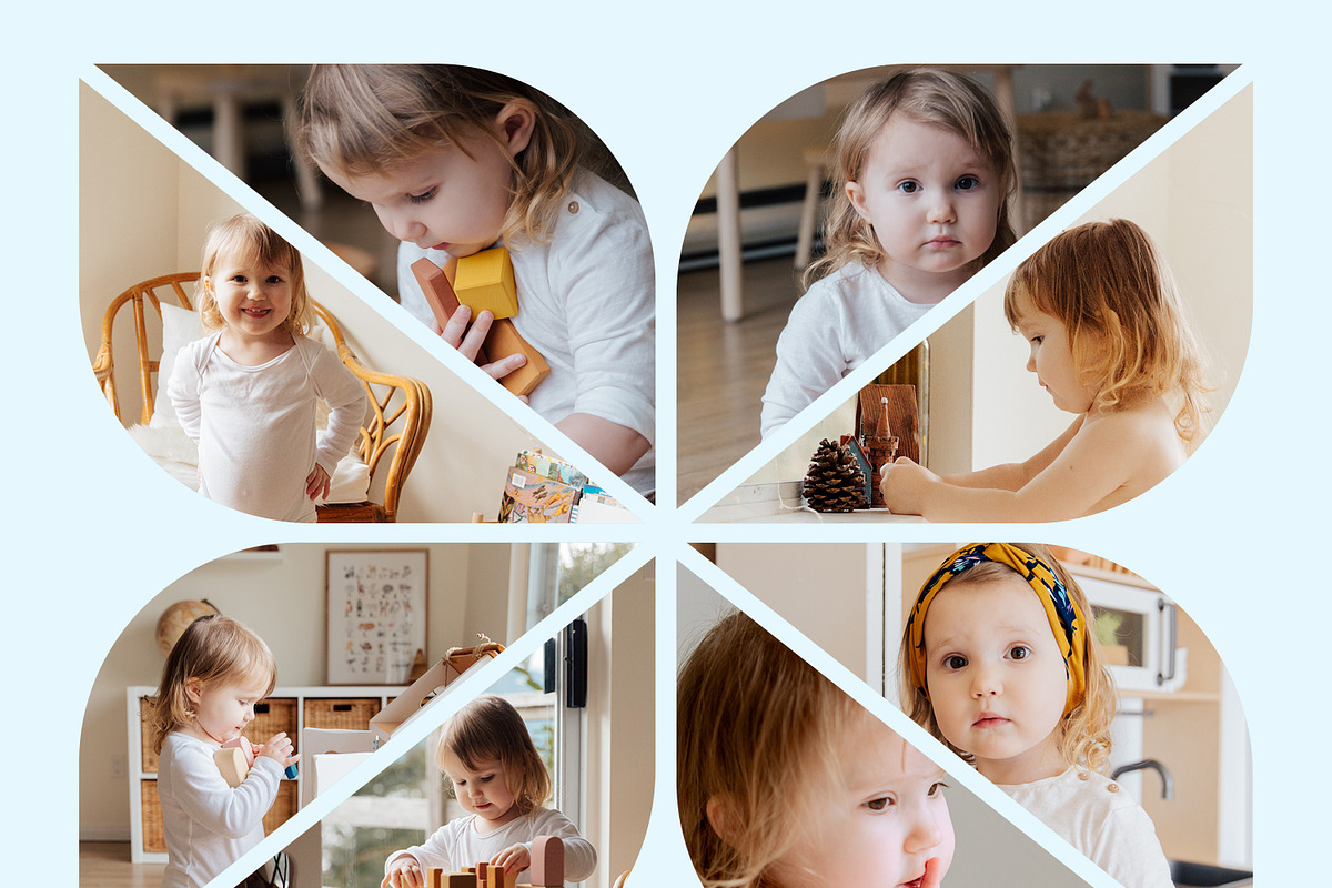 50 Collage Photo Frame Design Template Bundle
