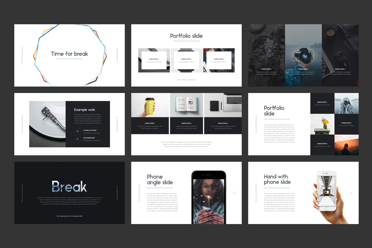 Oreol PowerPoint Template, a Presentation Template by Vladislav Muslakov