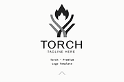 Torch - Premium Logo Template | Branding & Logo Templates ~ Creative Market