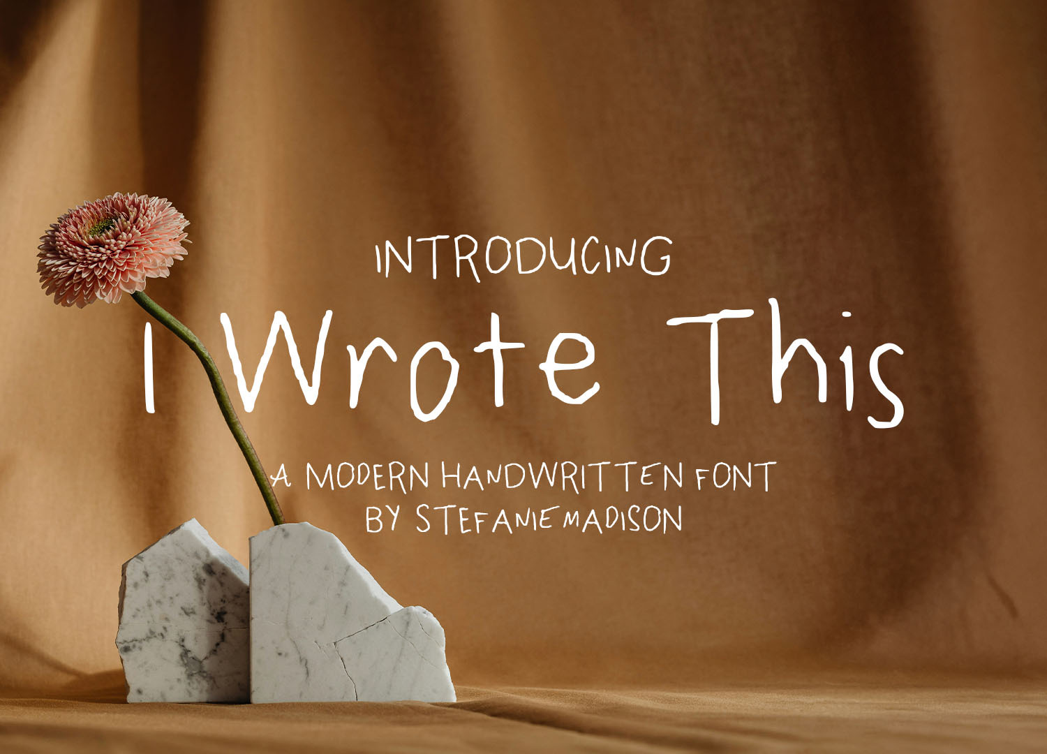 I Wrote This | Handwritten Font, a Script Font by Stefanie Madison