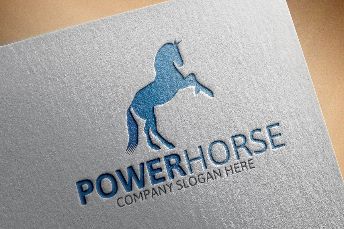 Power Horse Logo, a Branding & Logo Template by Josuf Media