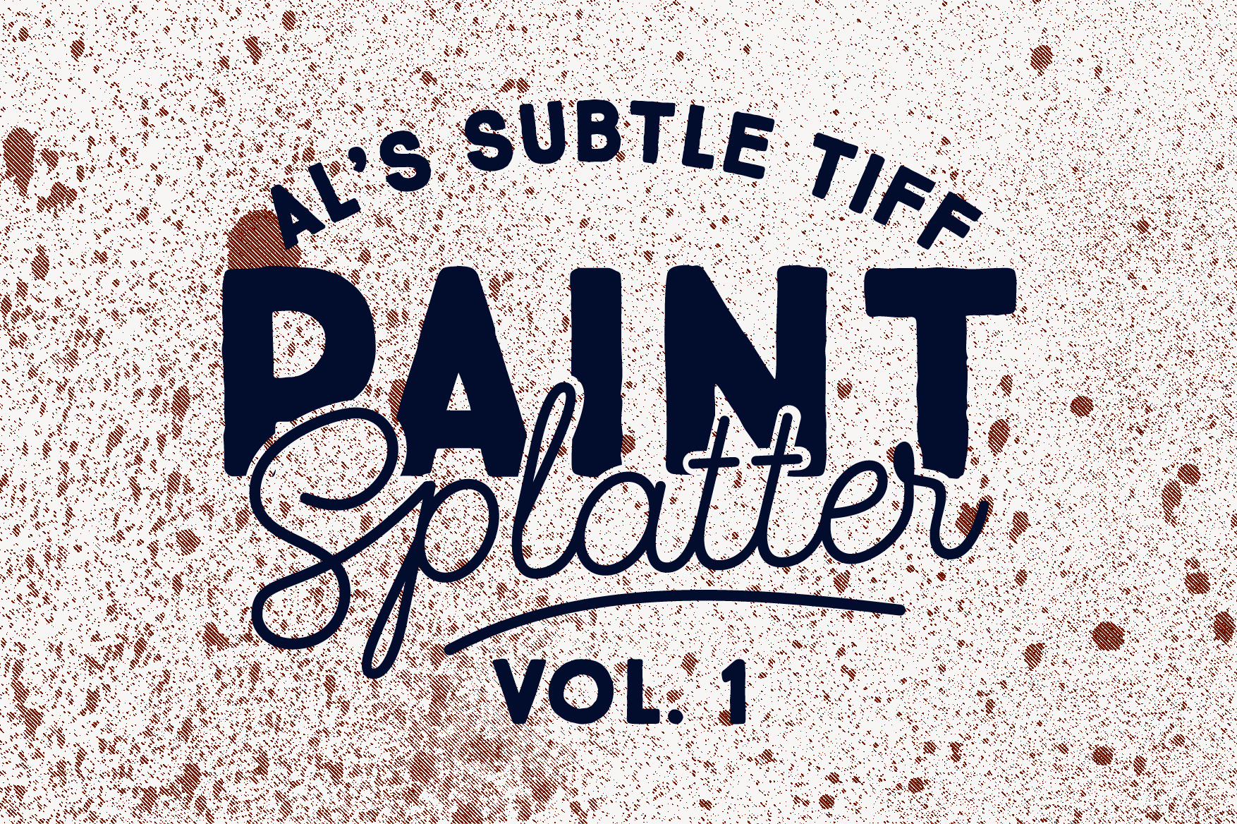 Subtle Tiff Paint Splatter Vol. 1, a Texture Graphic by AL's Design Studio