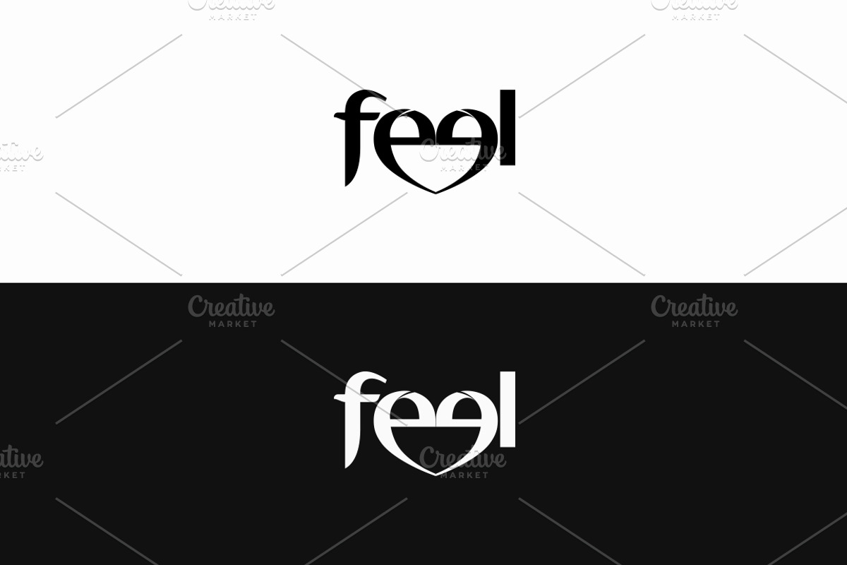 Feel Logo, a Branding & Logo Template by drawzen