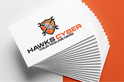Hawks Cyber Security Logo, a Branding & Logo Template by REDVY CREATIVE