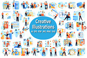 Creative Illustrations Collection, an Illustration by Vector Portal